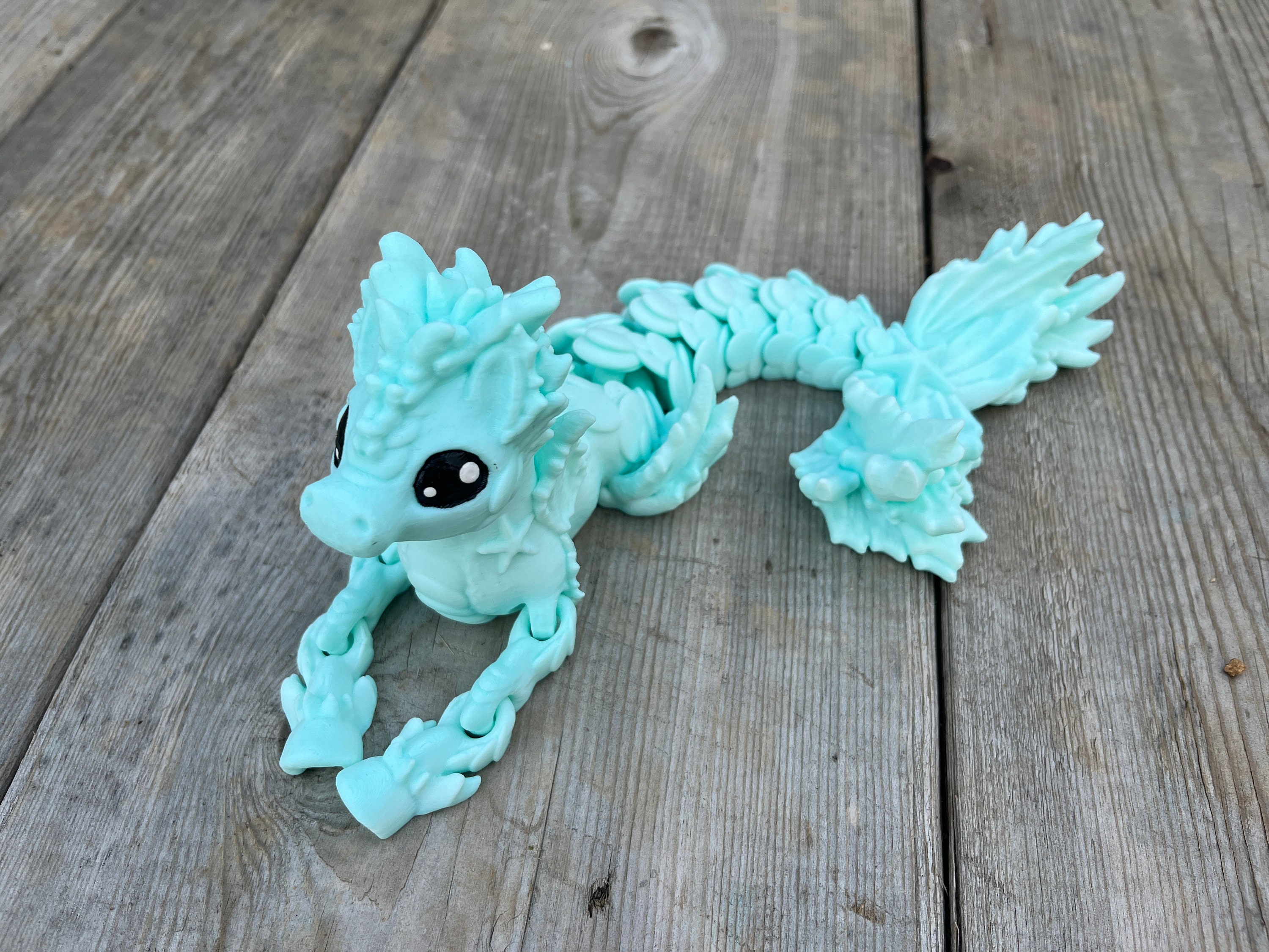 Beautiful Mermaid Sea Horse, 3D Printed Articulating Fidget Toy ...