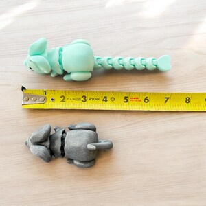 Cute Flexi Mouse Fidget Toy, 3D Printed Articulating Fidget Toy ...