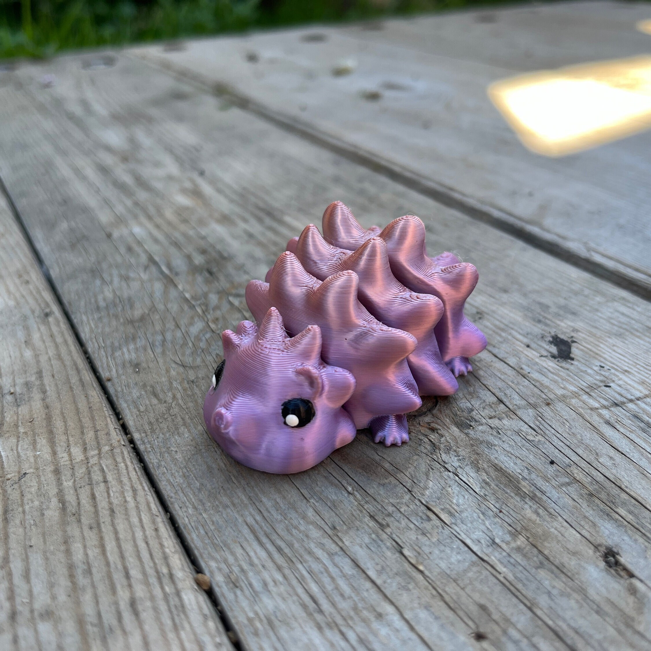 Cute Flexi Hedgehog, 3D Printed Articulating Fidget Toy, Animal Lover Gift, Unique Desk ...