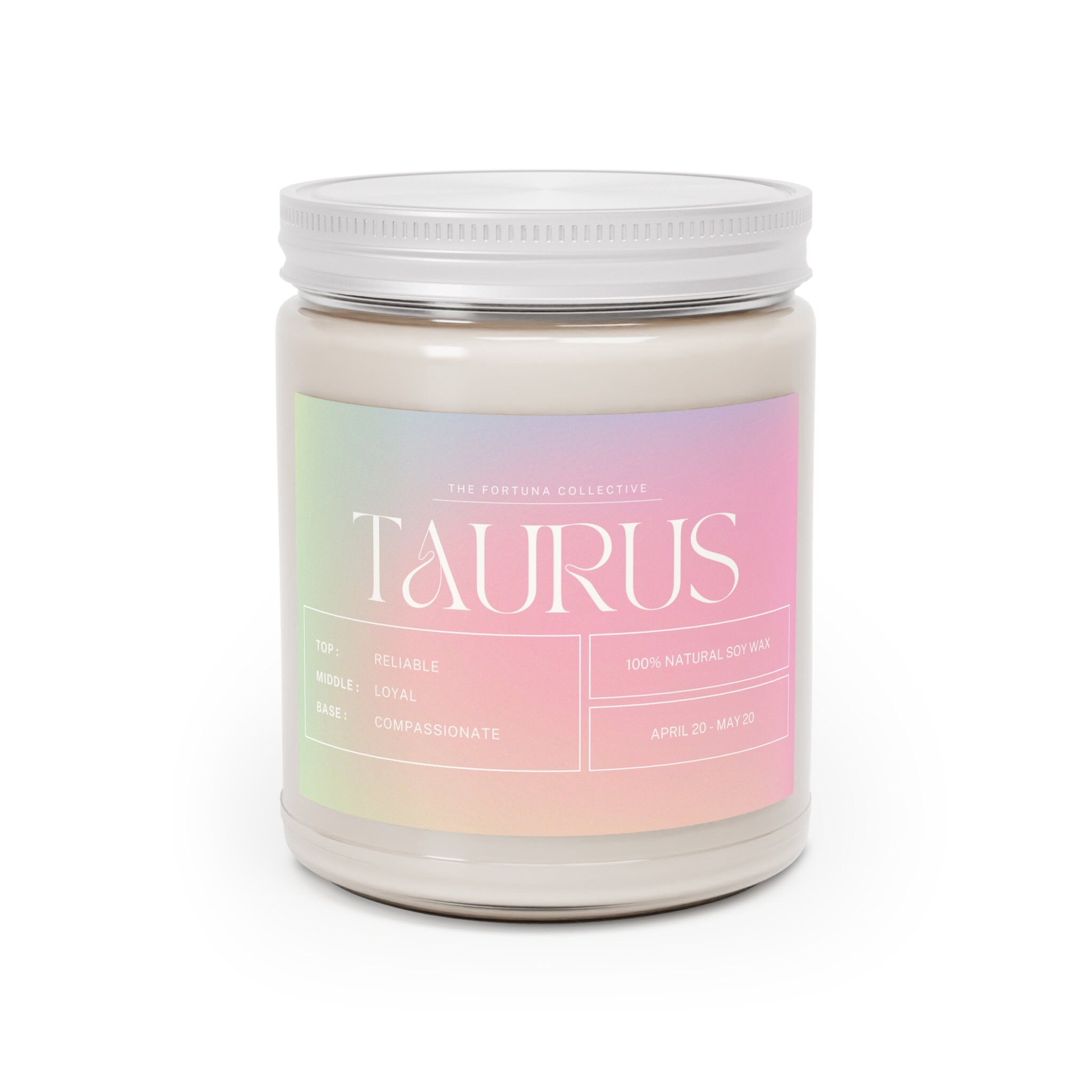 Taurus Candle Scented Candles 9oz Taurus Birthday Gift BFF Gift Zodiac Candle Soy Wax Candle - Etsy