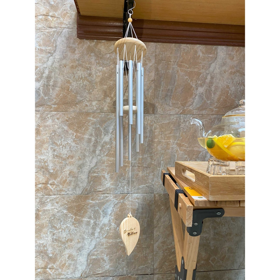 Wind Chimes Personalized. Memorial Wind Chimes. Custom Engraved Wind ...