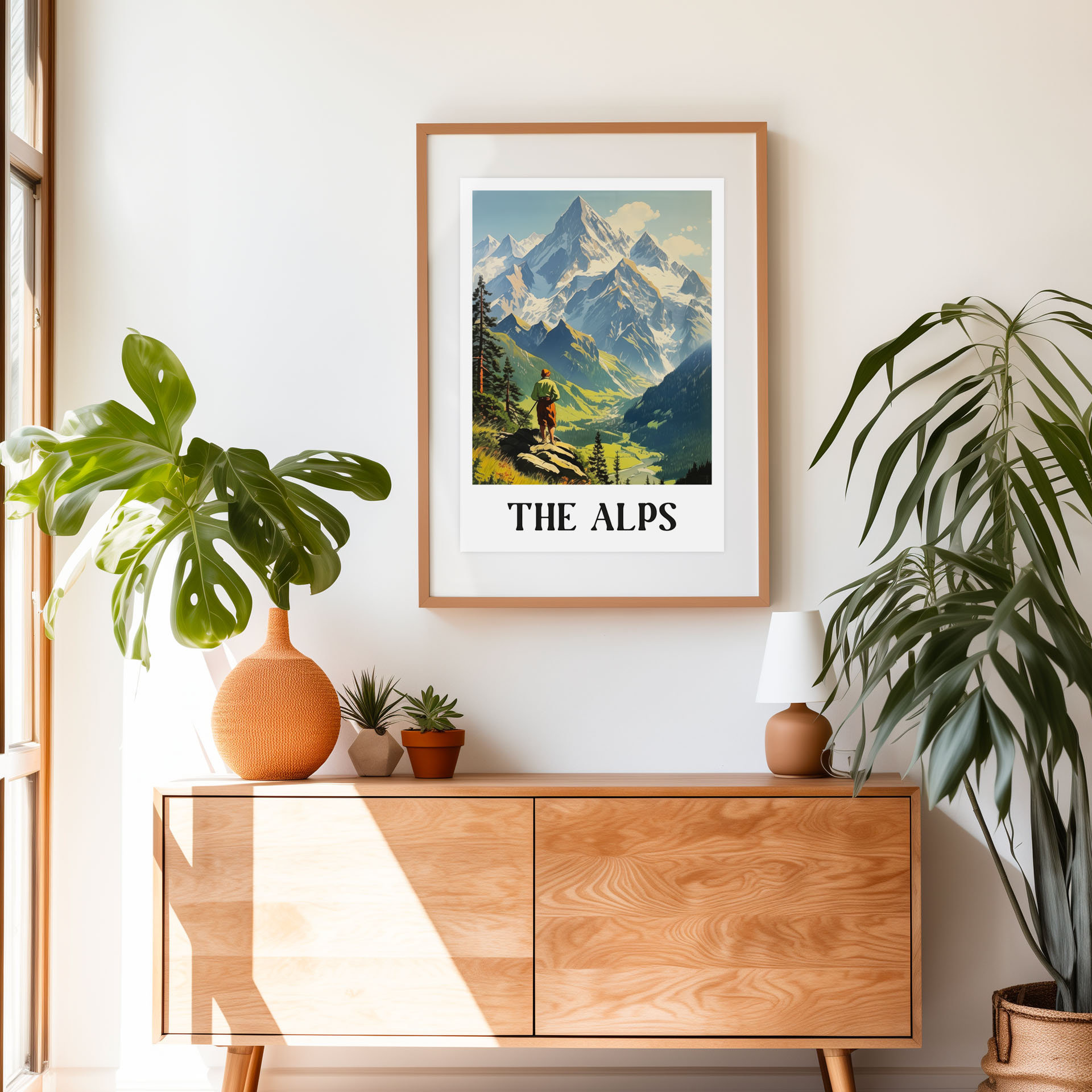 The Alps Poster - Colourful Digital Poster / Print. Download Files ...