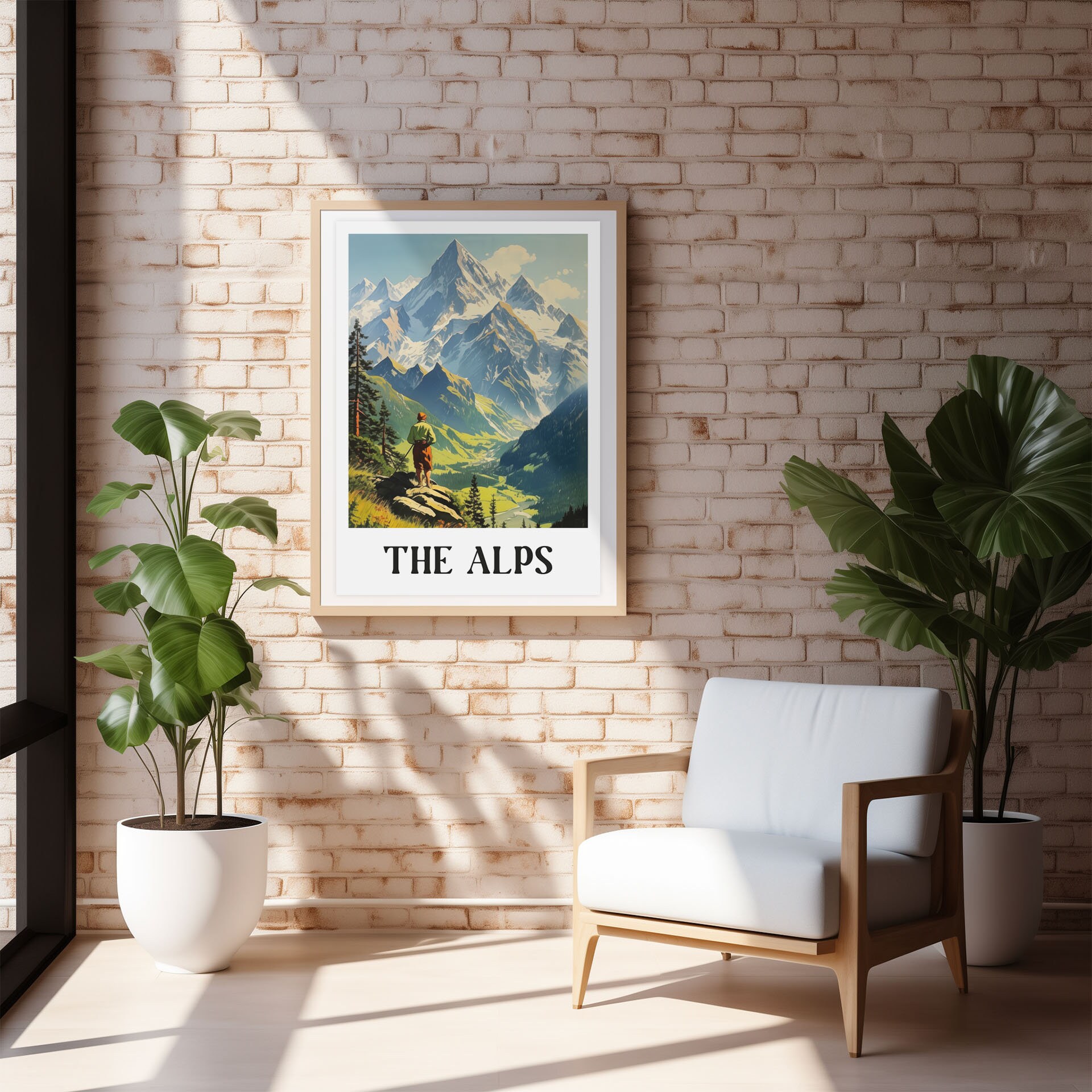 The Alps Poster - Colourful Digital Poster / Print. Download Files ...