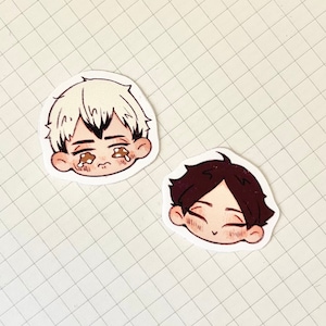 Haikyuu Chibi Stickers HQ Stickers Vinyl Matte Stickers - Etsy