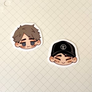 Haikyuu Chibi Stickers HQ Stickers Vinyl Matte Stickers - Etsy