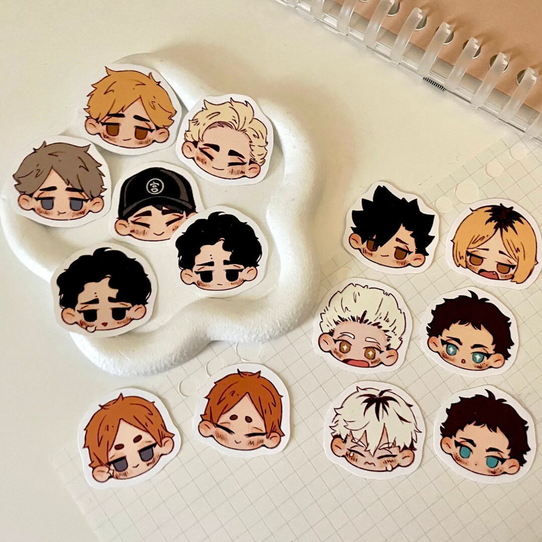 Haikyuu Chibi Stickers HQ Stickers Vinyl Matte Stickers - Etsy