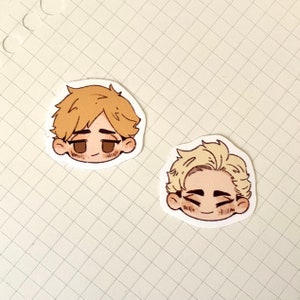 Haikyuu Chibi Stickers HQ Stickers Vinyl Matte Stickers - Etsy