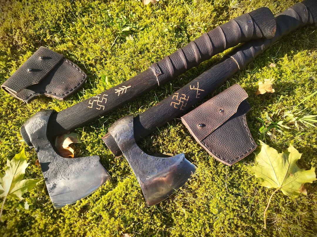 Hand Forged Medieval War Axe, Authentic Baltic War Axe, Forged ...