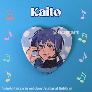 VOCALOID | Holo Heart Buttons - Etsy