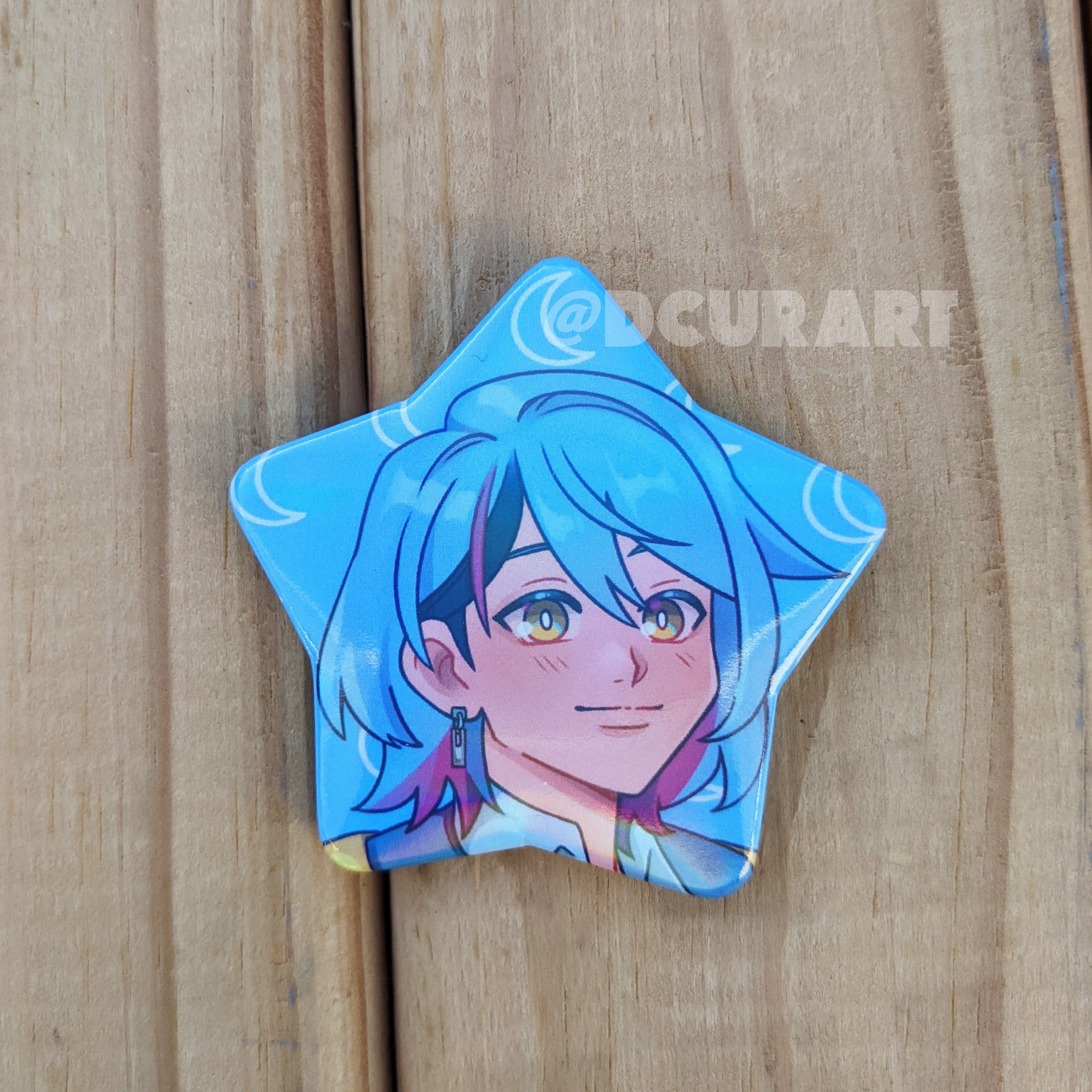 Nijisanji Iluna Holo Star Button Badges - Etsy