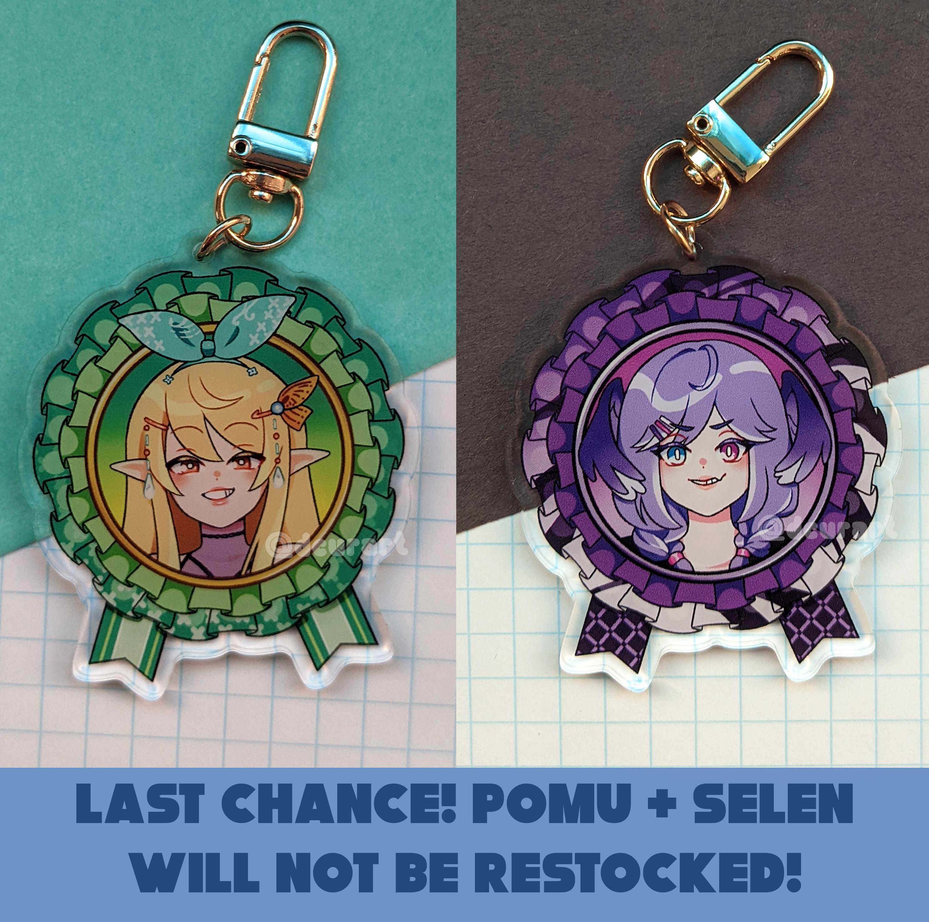 Nijien Lazulight Obsydia Ethyria Dbl Sided Vtuber Charms - Etsy