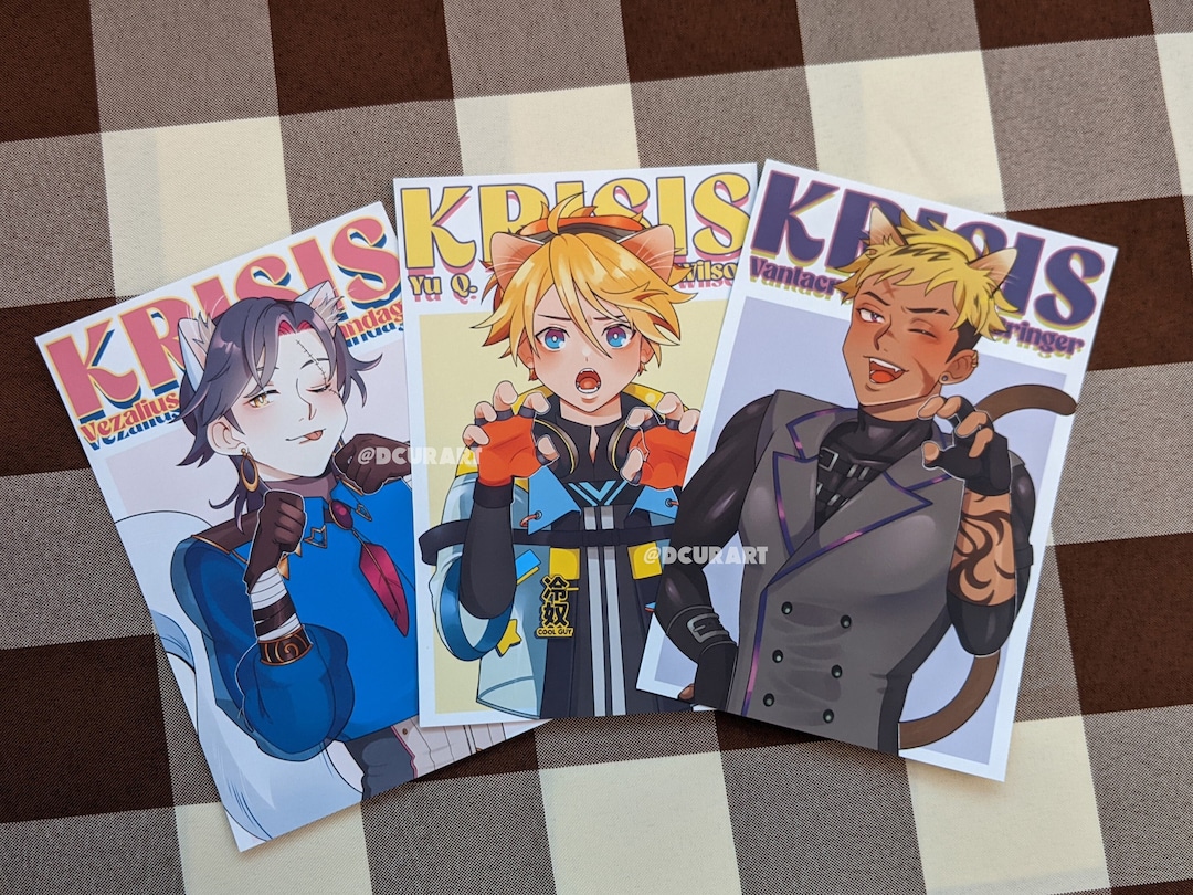 Nijisanji Krisis Prints - Etsy