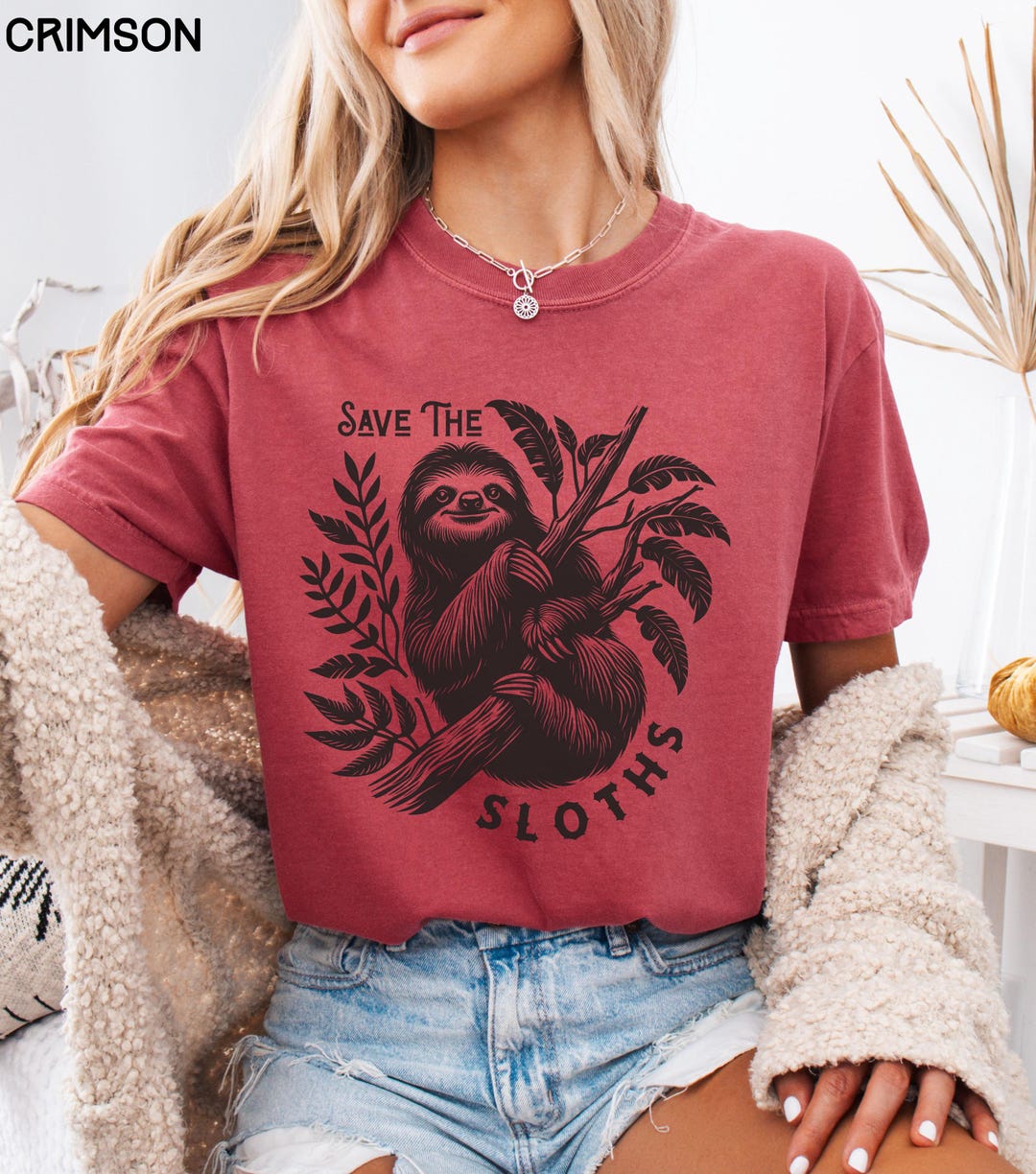 Save the Sloths Shirt, Funny Sloth T-shirt, Lazy Procrastinator Tee ...