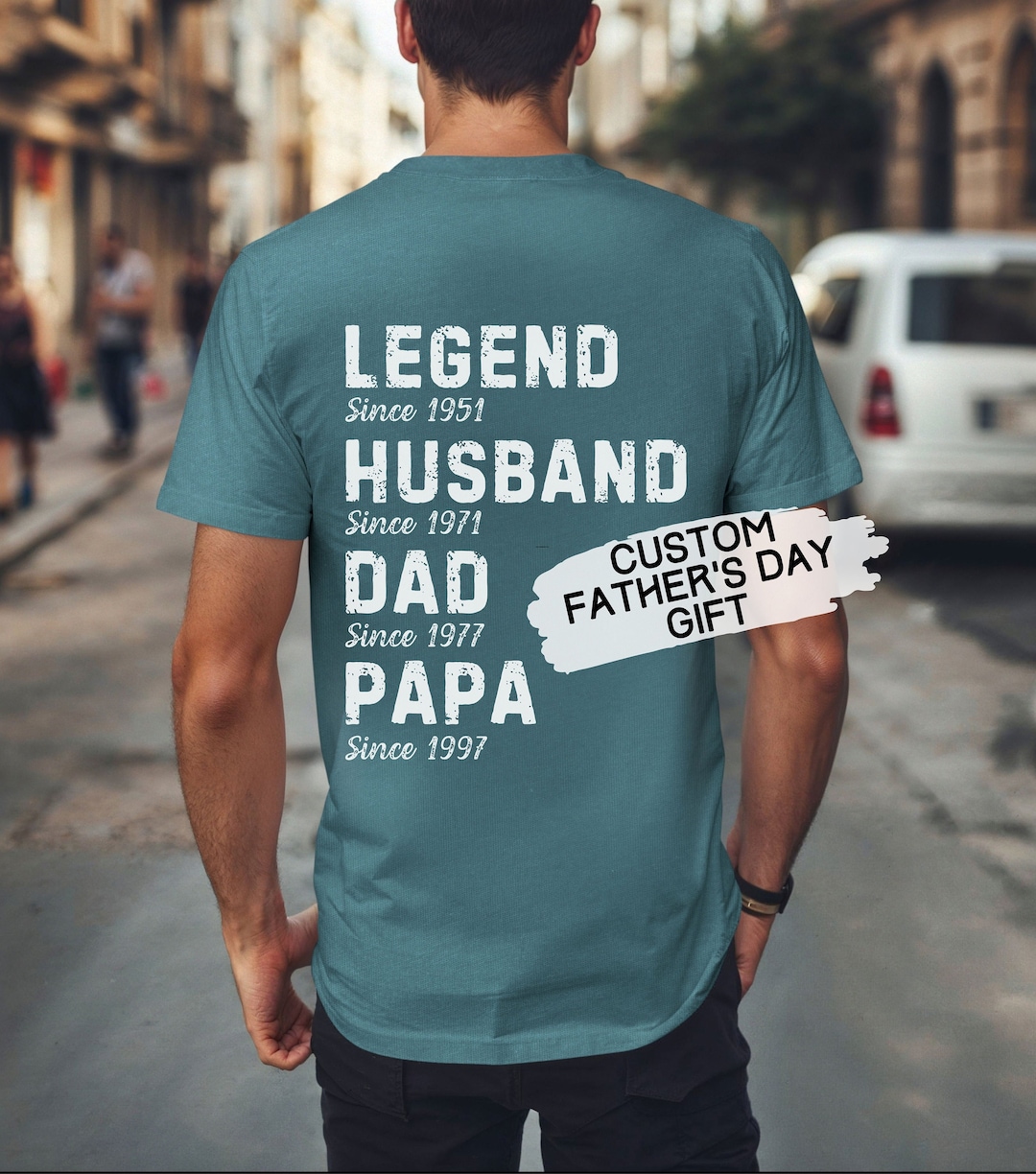 Custom Father's Day Shirt, Legend Dad Shirt, Personalized Dad Gift ...