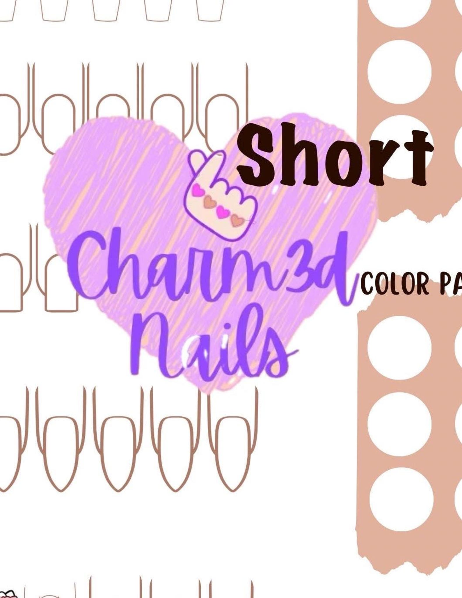 Bundle Printable Nail Art Guide | Nail Art Practice Sheet | Nail Art ...