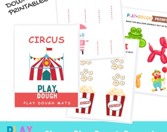 Construction Play Dough Mats With Sensory Play Dough Prompts, Toddler ...