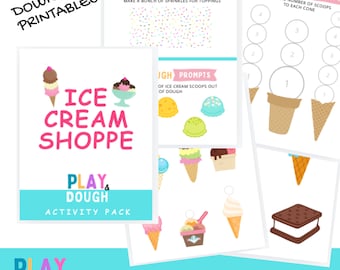 Construction Play Dough Mats With Sensory Play Dough Prompts, Toddler ...