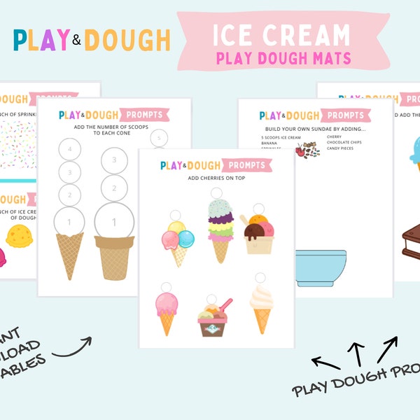 Play Dough Mats - Etsy