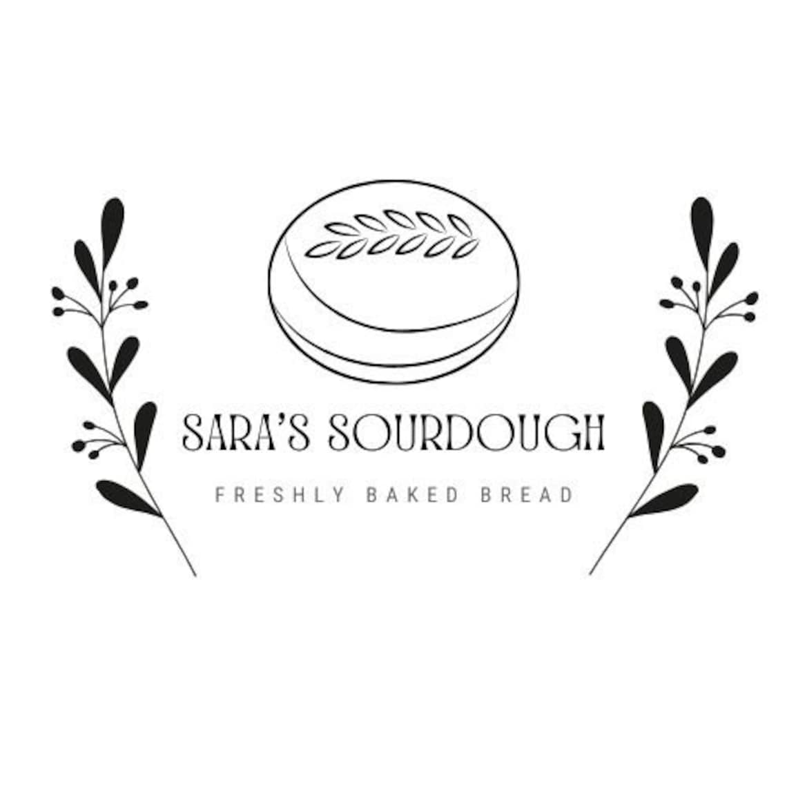 Bakery Logo | Sourdough Bread Logo | Bread Logo Design | Premade Logo ...