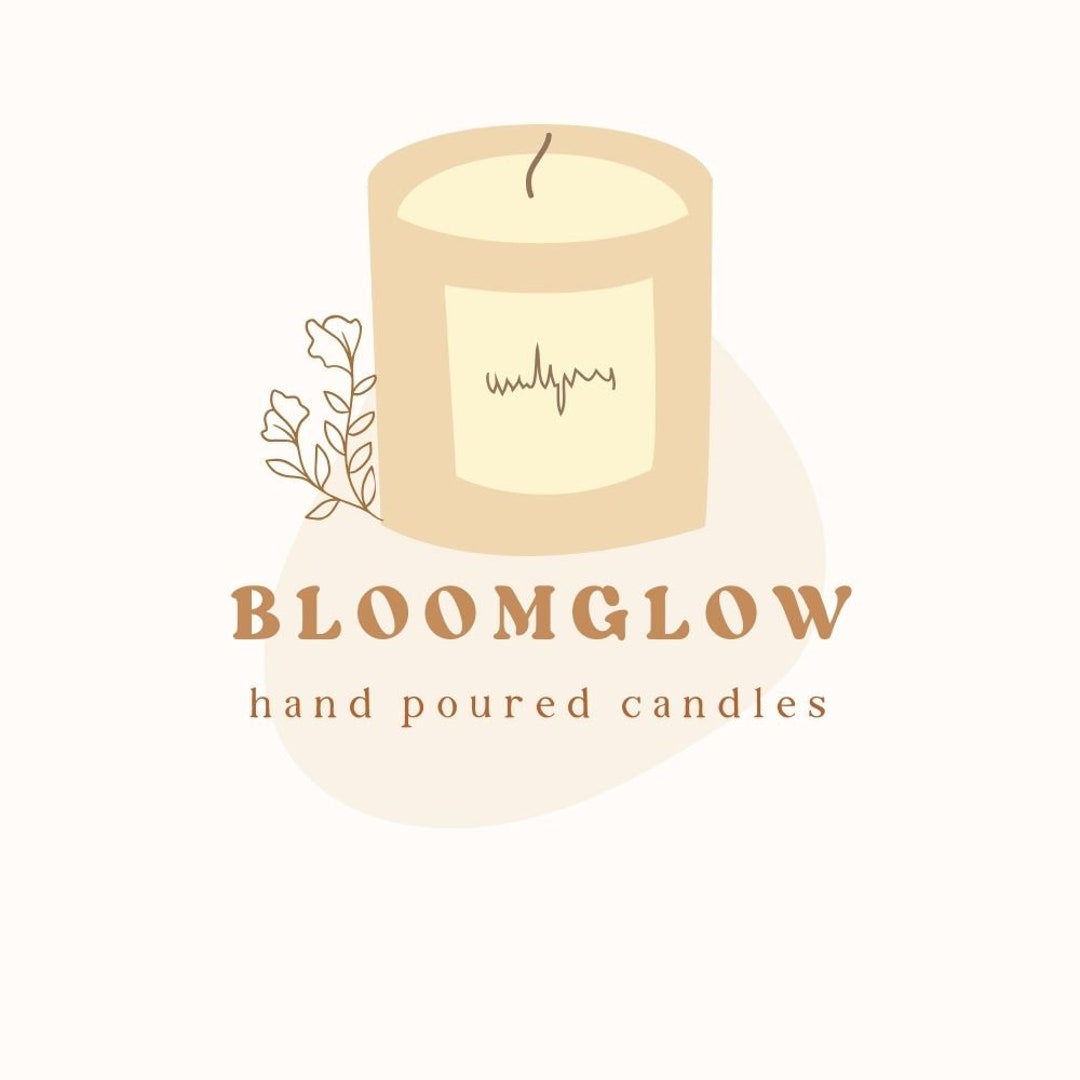 Candle Logo | Watercolor Logo | Candlemaker Logo Design | Premade Logo ...