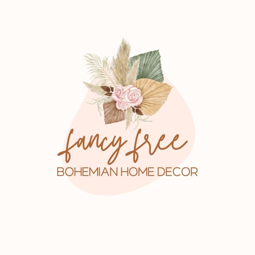 Bohemian Logo | Premade Logo | Boho Logo | Watercolor Art Logo | Logo ...