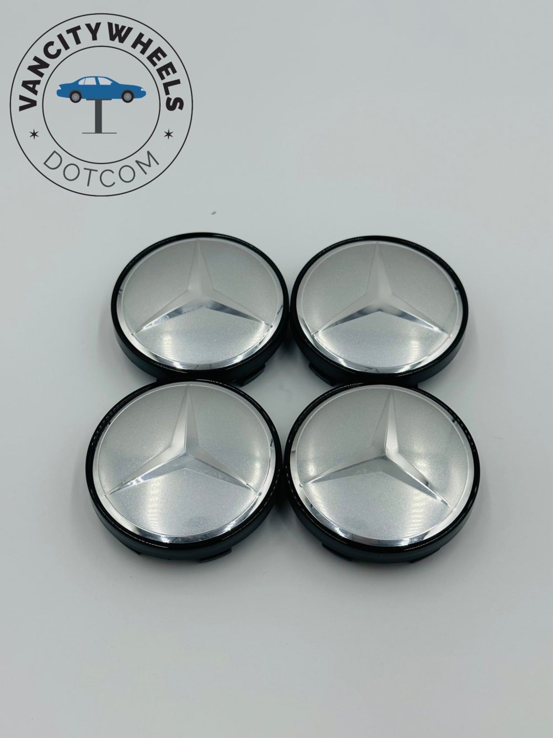 Premium 4pcs Mercedes Benz Wheel Center Caps in Varied Sizes & Colors ...