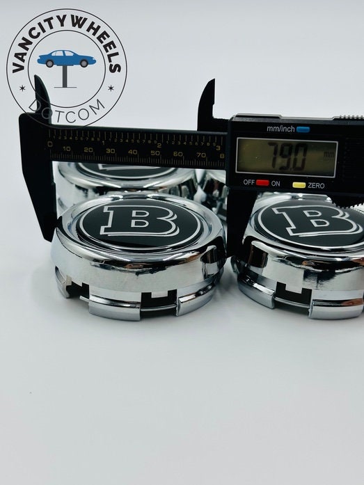 Premium 4pcs Brabus Wheel Center Caps in Varied Sizes & Colors - Etsy