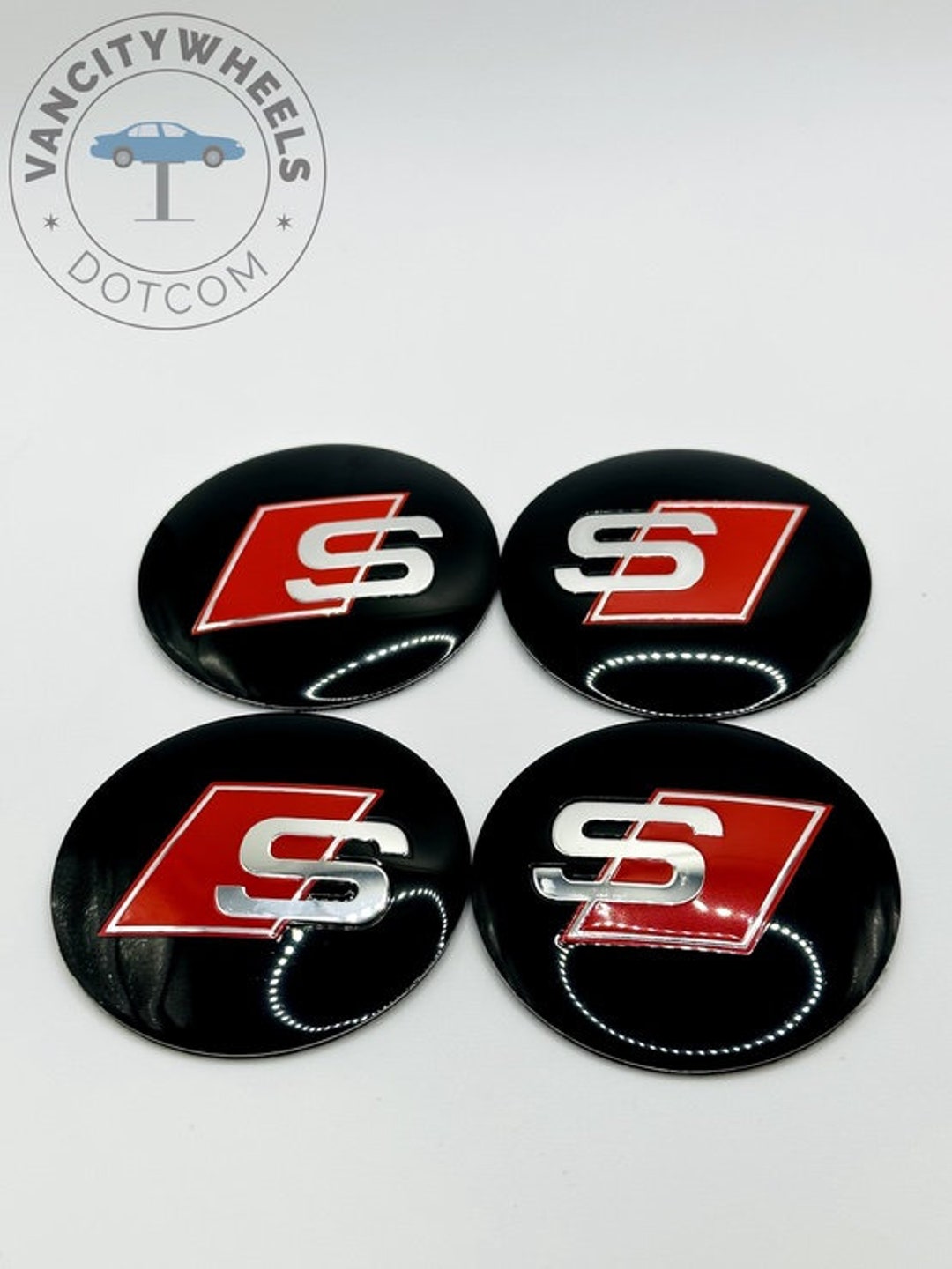 4PCS 56mm Audi-audi S Stickers Emblems: Unleash the Exquisite Potential ...