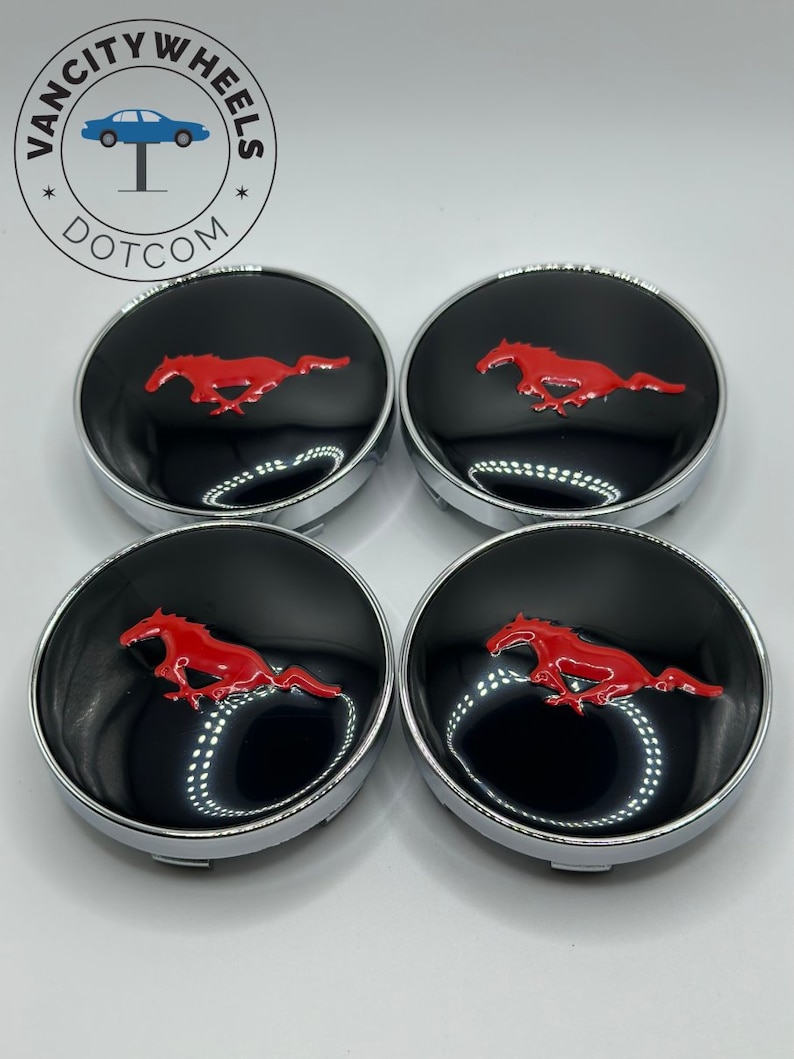 Premium 4pcs Ford-mustang Wheel Center Caps in Varied Sizes & Colors - Etsy