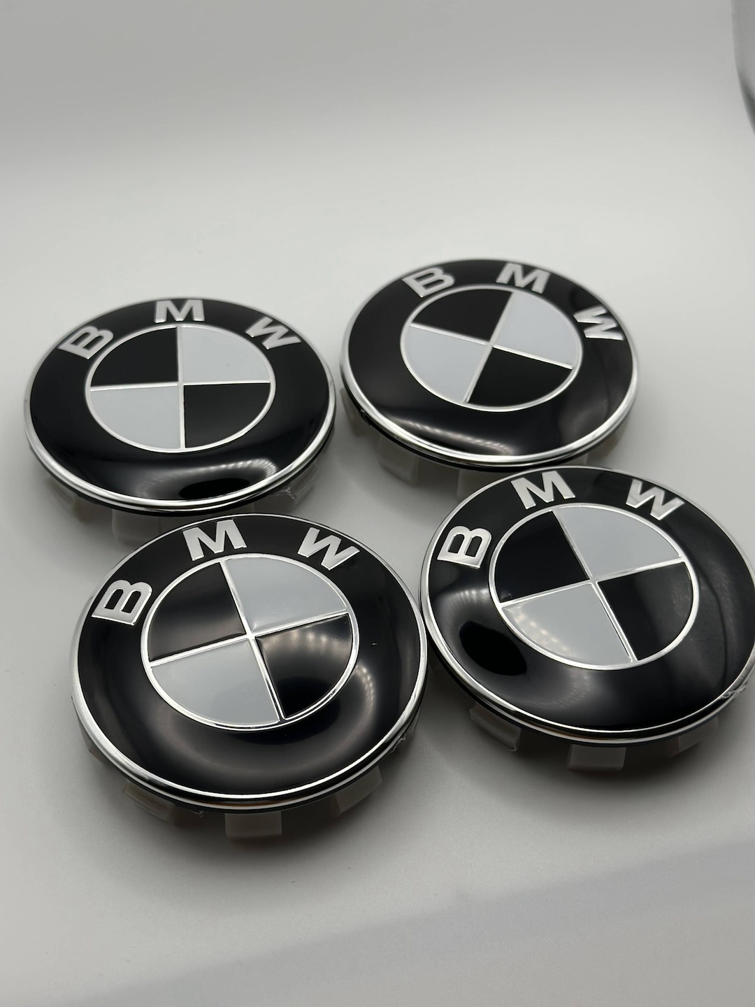 BMW Classic Black Logo Replacement Wheel Center Caps set of 4 68mm - Etsy