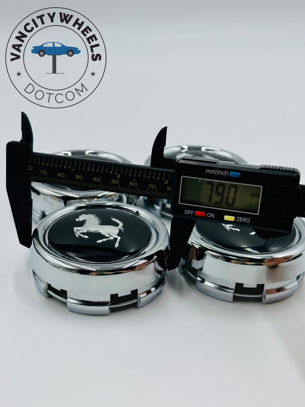 Premium 4pcs Ferrari Wheel Center Caps in Varied Sizes & Colors - Etsy