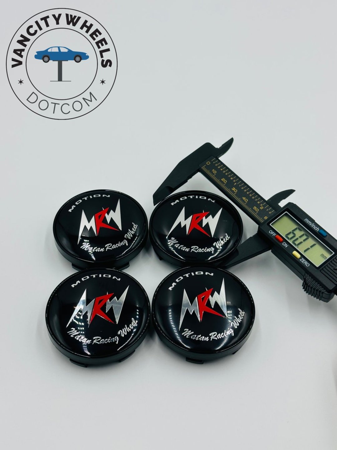 Premium 4pcs Matan Racing Wheel MRW Wheel Center Caps in Varied Sizes ...