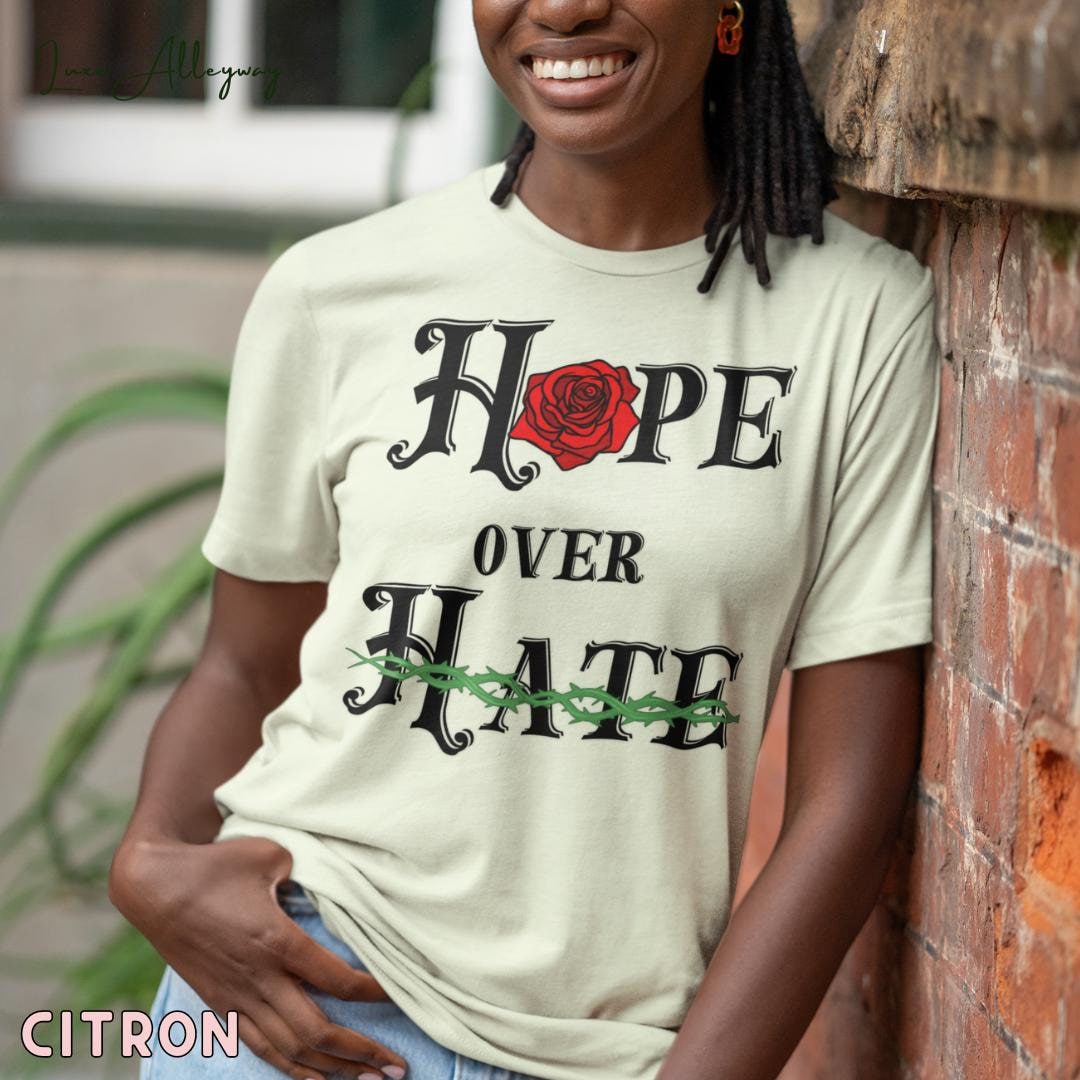 Hope Over Hate Reject Hate It Divides Power of Positivity Hope Beats ...