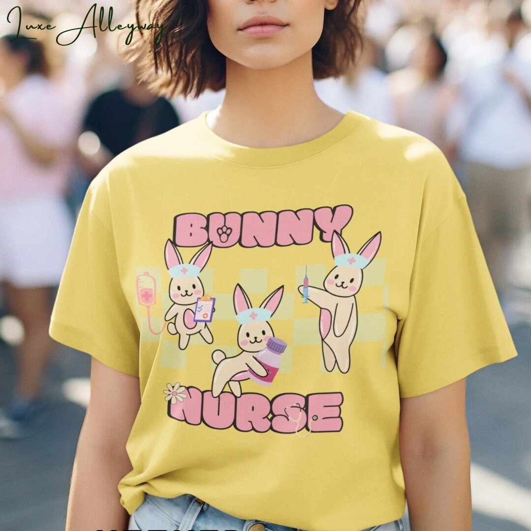 Easter Nurse Shirt, Easter Bunny Nurse Shirt, Nurse Easter Shirt, RN ...