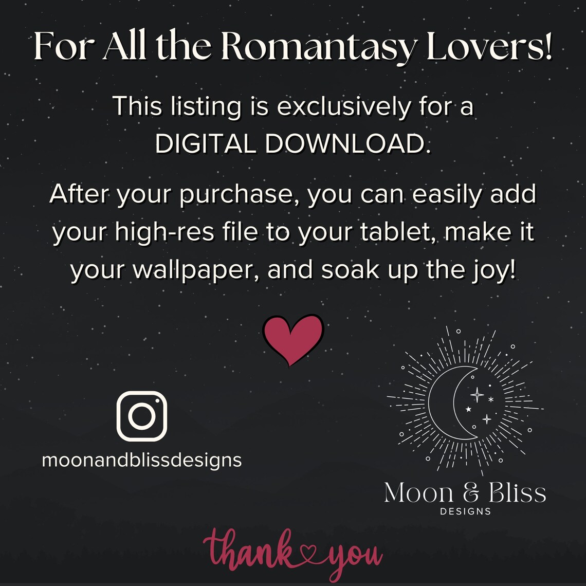 Reading Themed Romantasy iPad Wallpaper | Digital Download for Book ...