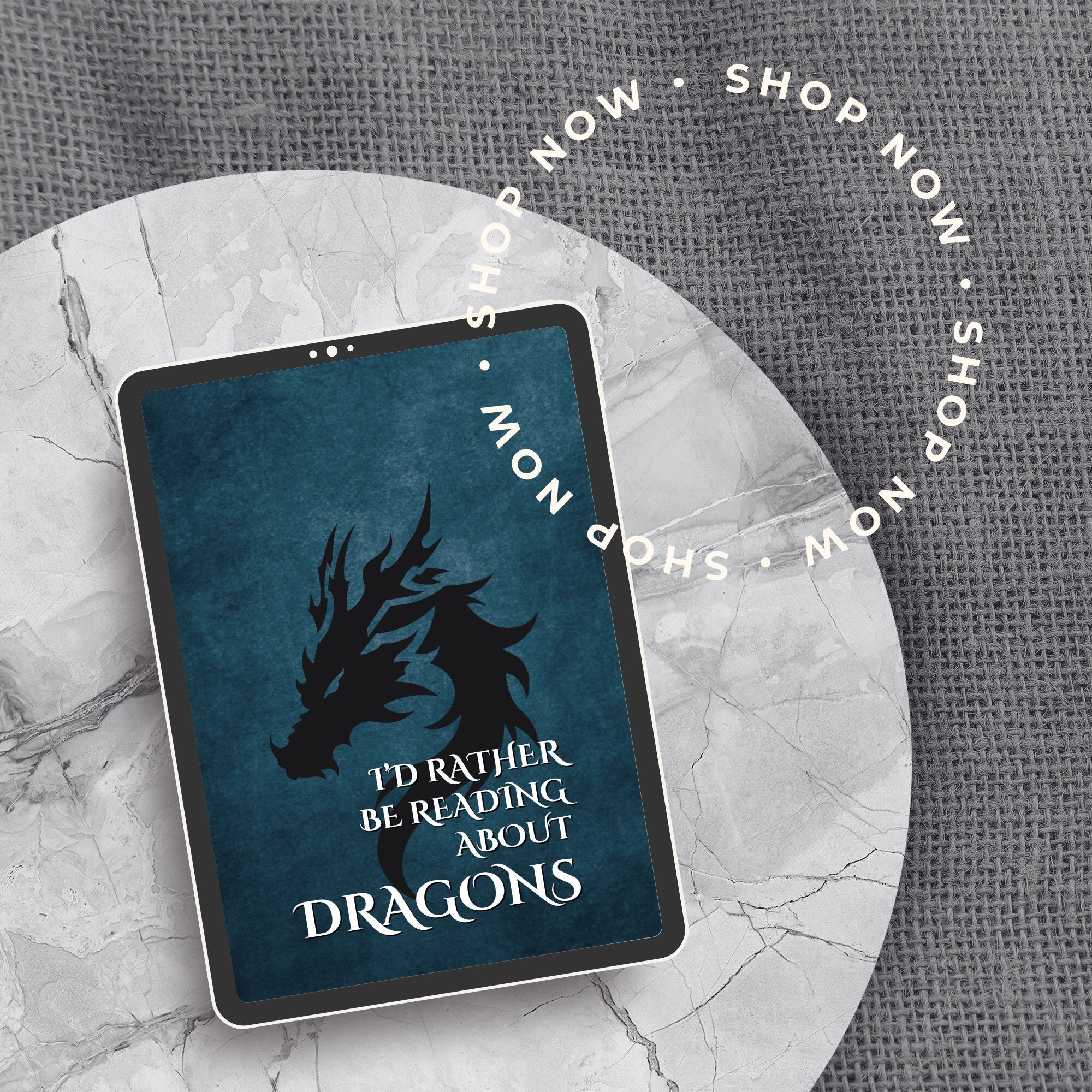 Reading Themed Romantasy iPad Wallpaper | Digital Download for Book ...