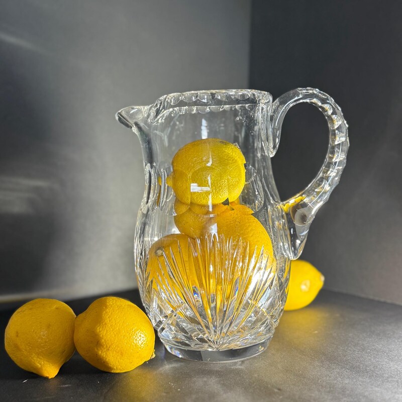 Crystal Pitcher - Etsy