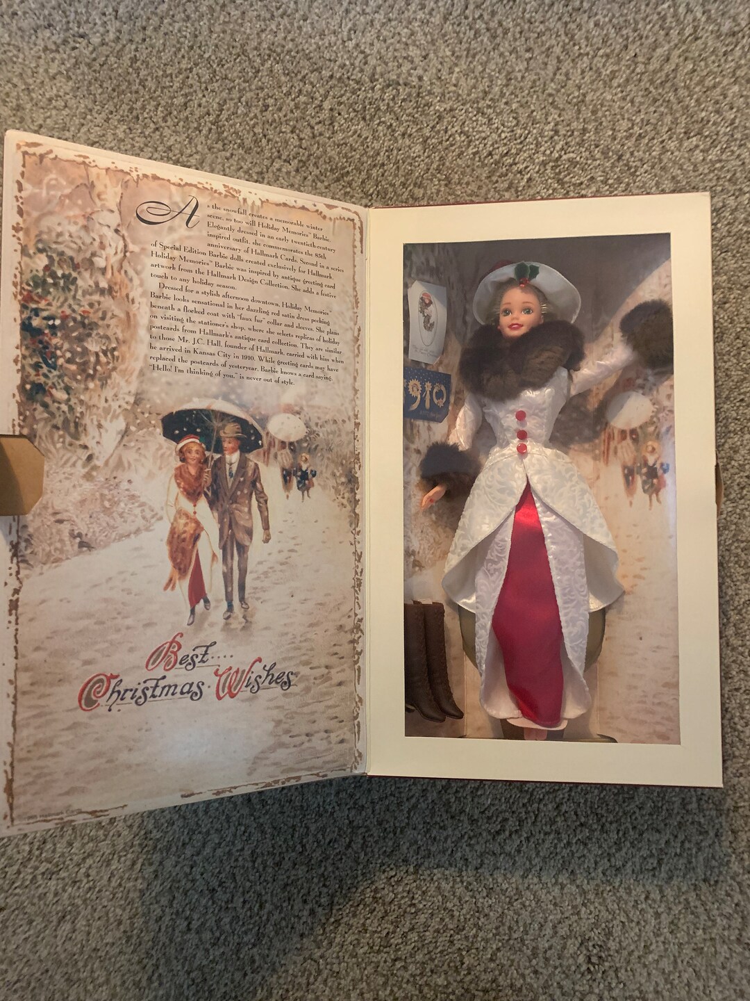 Barbie Doll Holiday Memories Hallmark Cards 1995 Mattel - Etsy