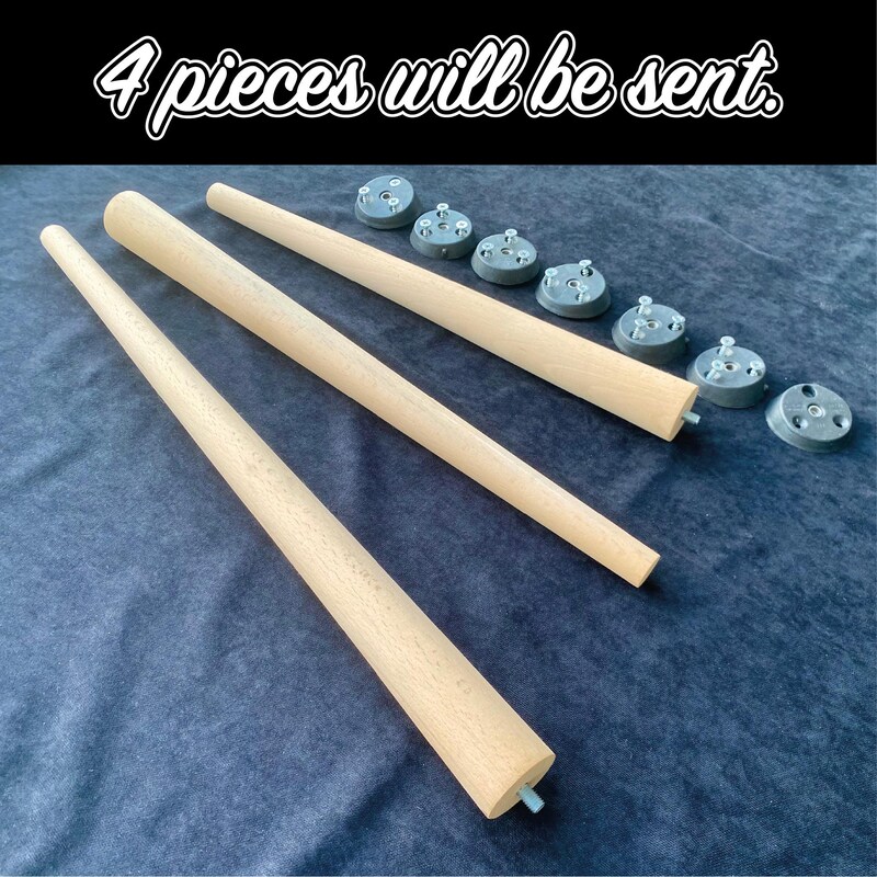 Wooden Table Legs - Etsy