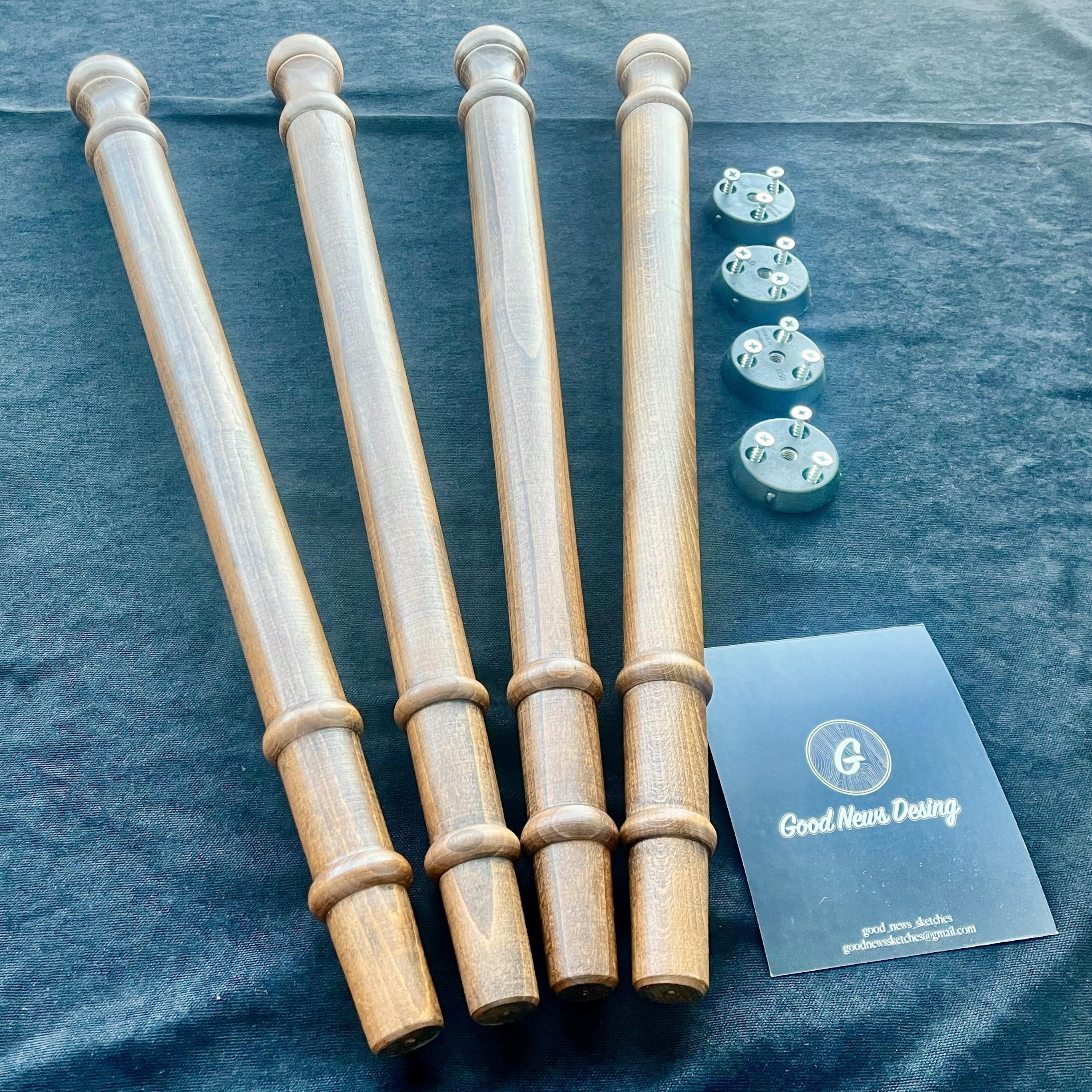 Handmade Wooden Feet, Natural Wood Decoration Elegant Wooden Leg ...