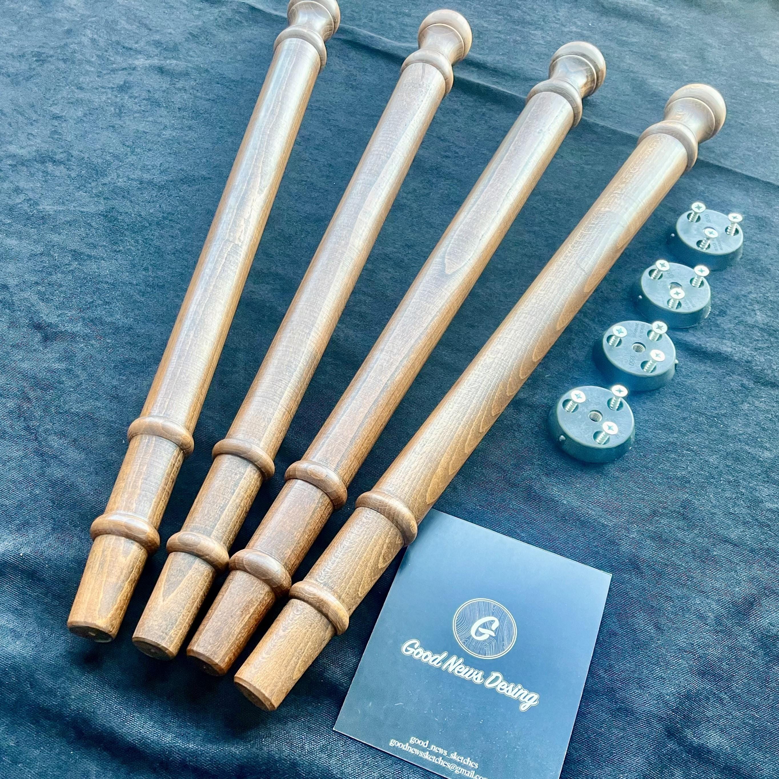 Handmade Wooden Feet, Natural Wood Decoration Elegant Wooden Leg ...