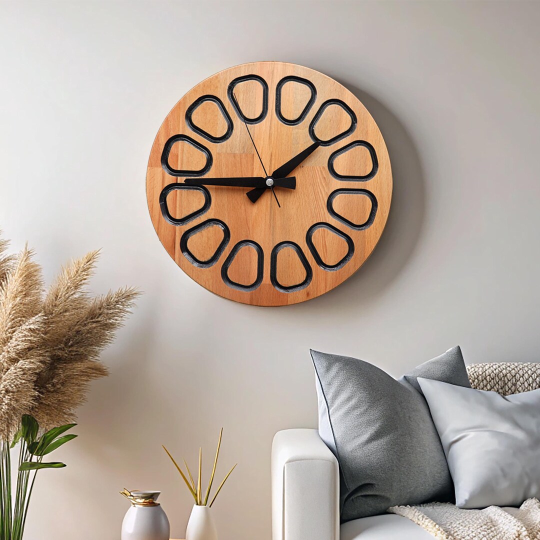 Rustic Handmade Timepiece for Home Decor, Perfect Housewarming Gift for ...