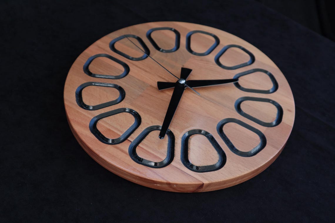 Rustic Handmade Timepiece for Home Decor, Perfect Housewarming Gift for ...