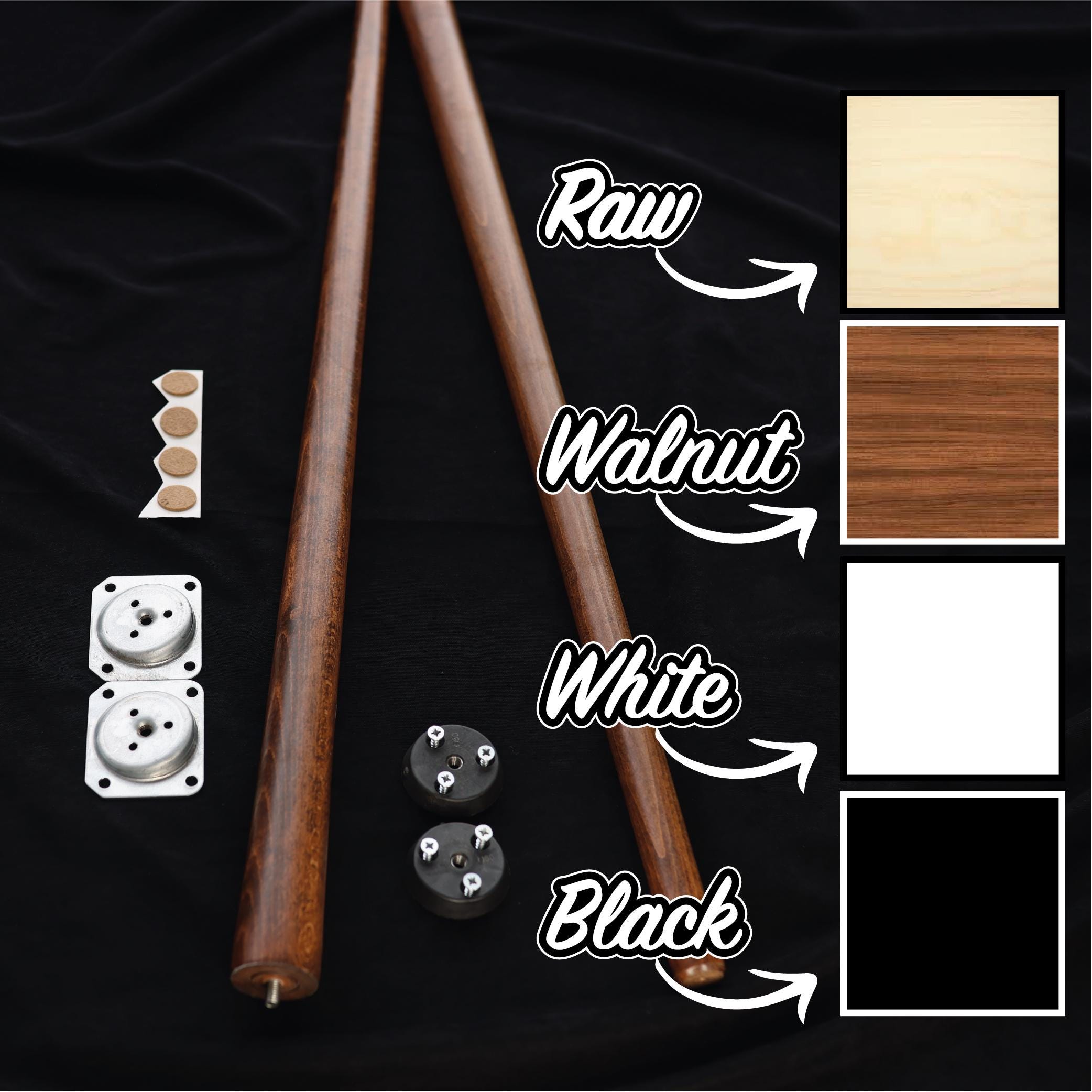 Handmade Wooden Leg, Natural Wood Furniture Accessory, Customizable ...