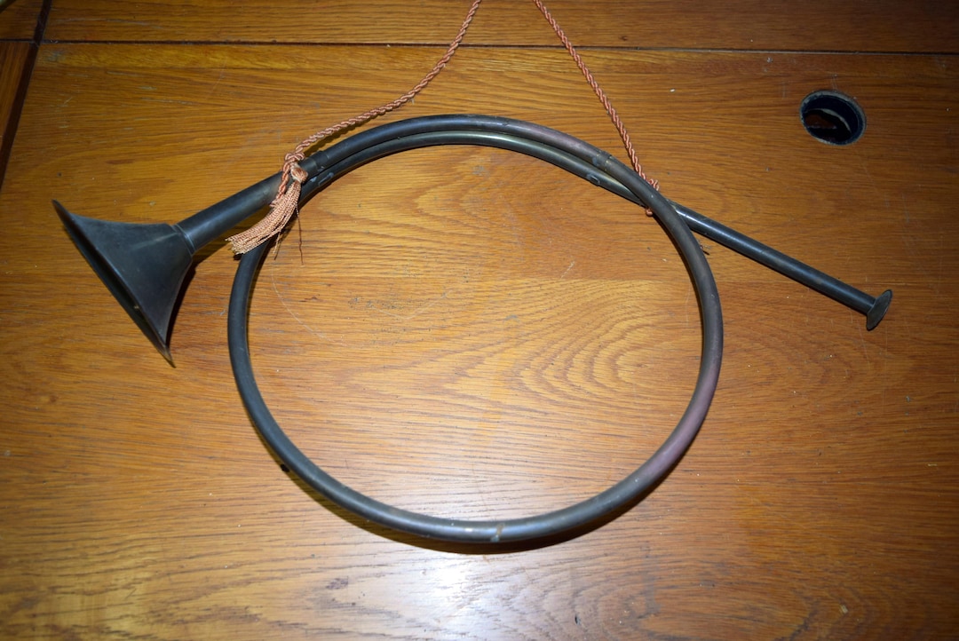 Vintage Brass French Horn Hunting Horn Holiday Ornament Decor - Etsy