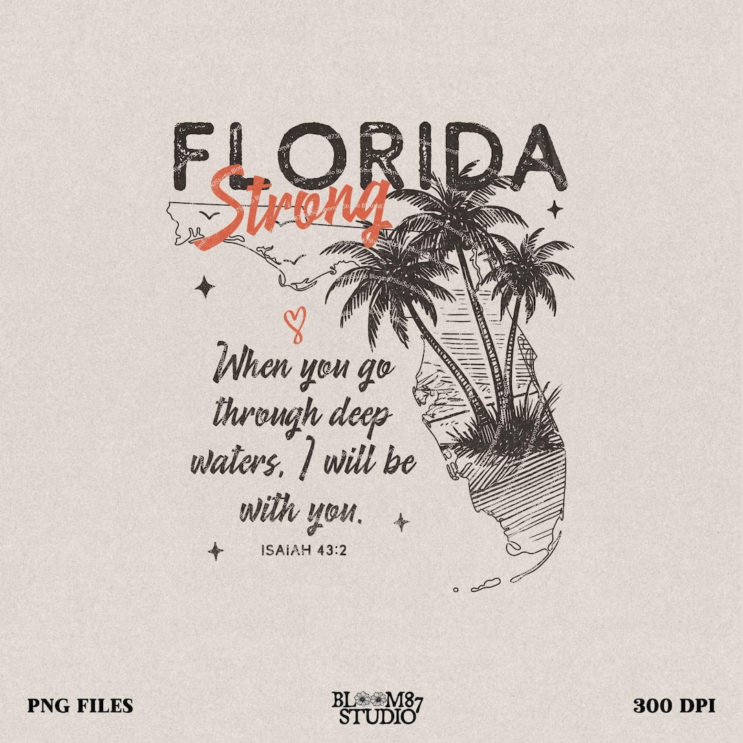 Florida Strong PNG, Pray for Tampa Bay PNG, Hurricane Milton Relief ...