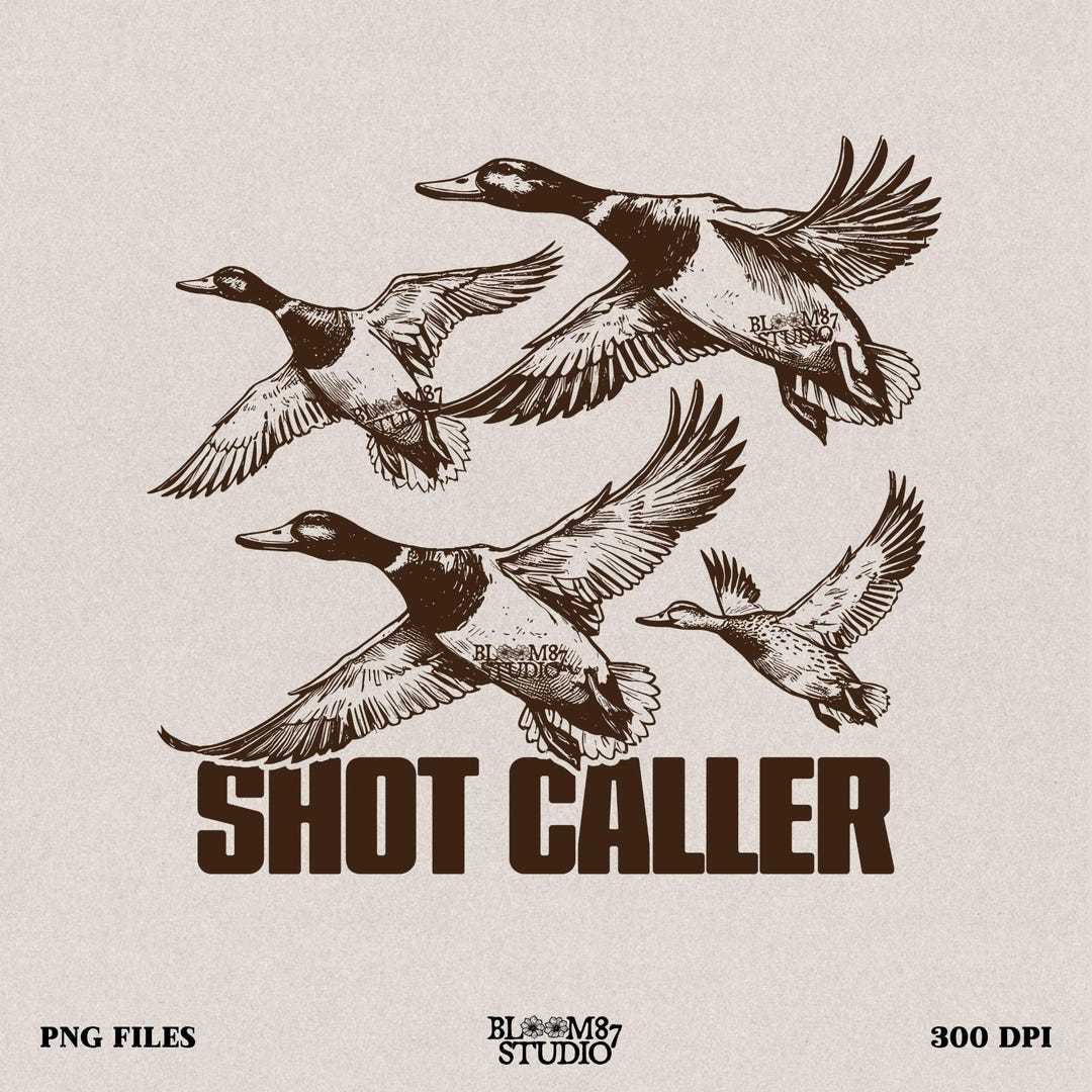 Shot Caller Duck Hunting PNG, Hunting Duck Season PNG, Flying Ducks PNG ...