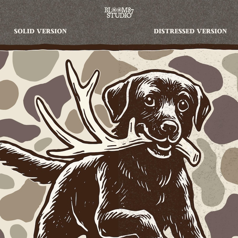 Camo Dog Hunting Dog PNG, Shed Hunting Dog PNG, Labrador Retriever ...