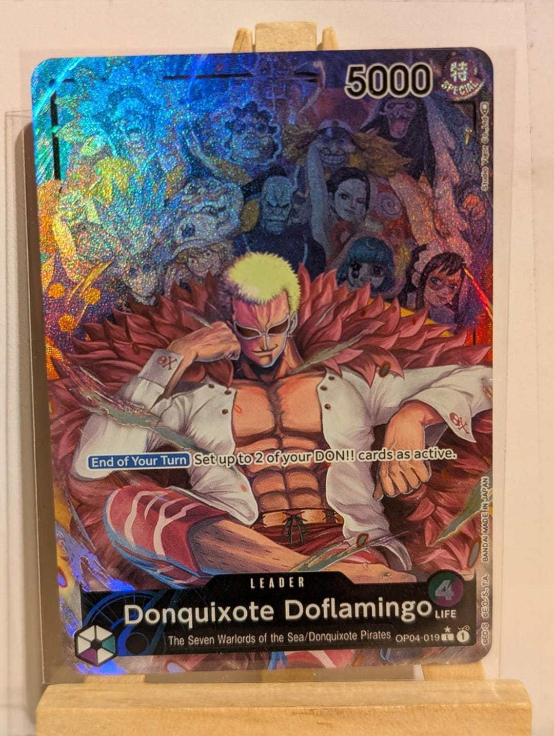 Donquixote Doflamingo High Quality Custom Card One Piece Card Game OP01 ...