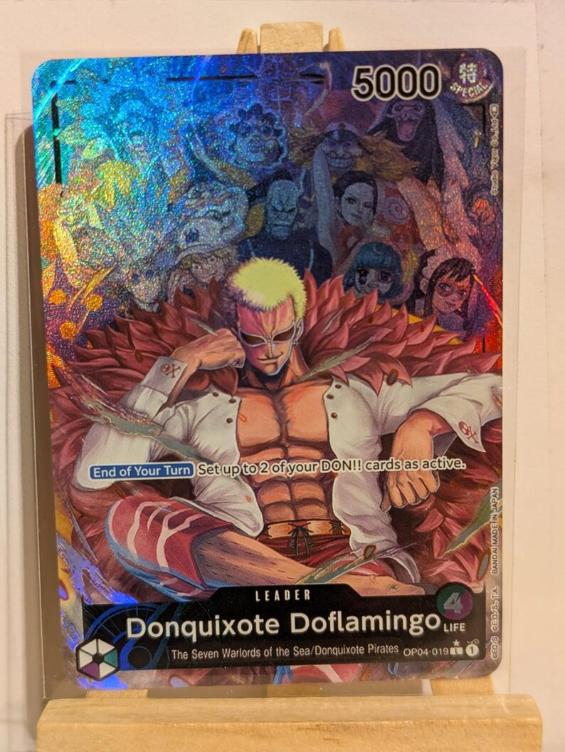 Donquixote Doflamingo High Quality Custom Card One Piece Card Game OP01 ...